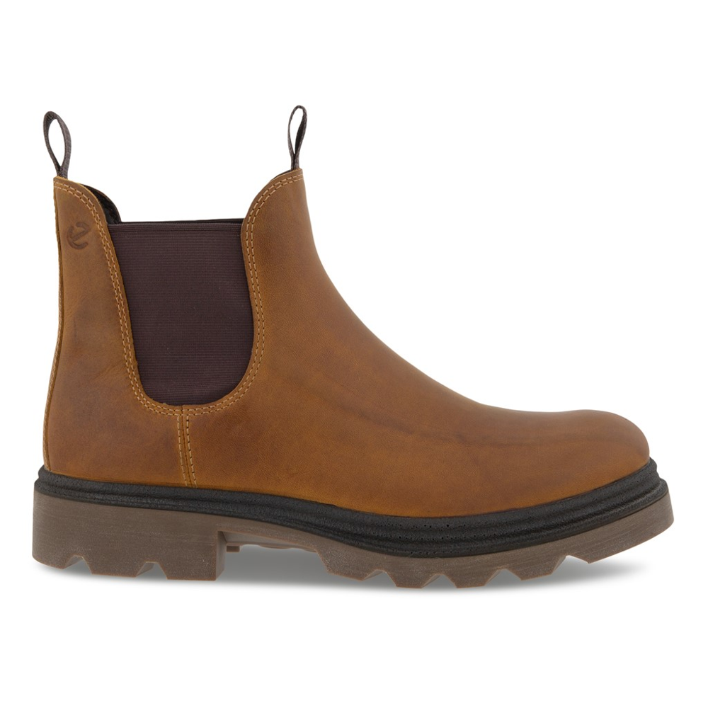 Ecco - Grainer M Chelsea Boot - Amber - Boots – Gibbs Shoes
