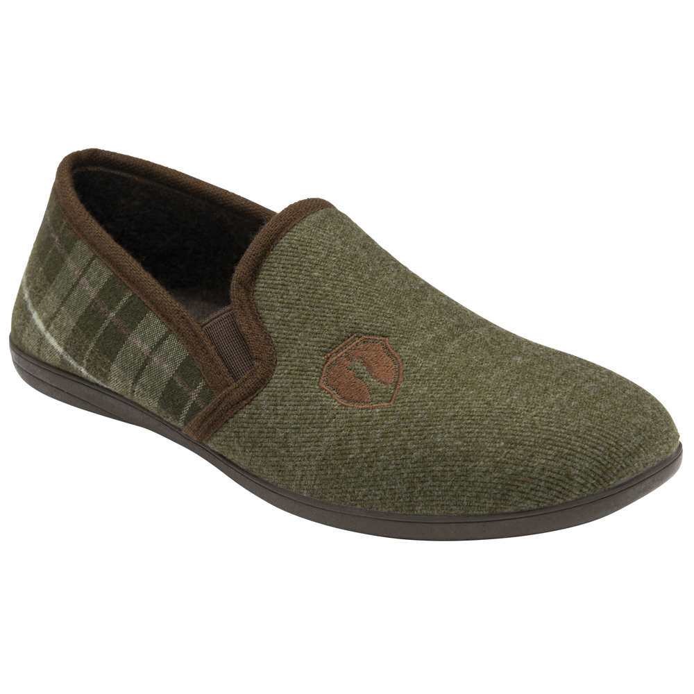Lotus - Carlos - Khaki - Slippers – Gibbs Shoes