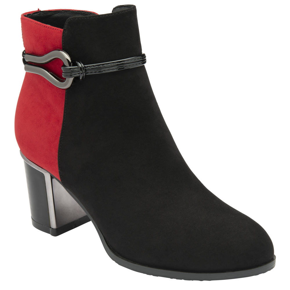 Lotus - Ebony - Red/Black - Boots – Gibbs Shoes