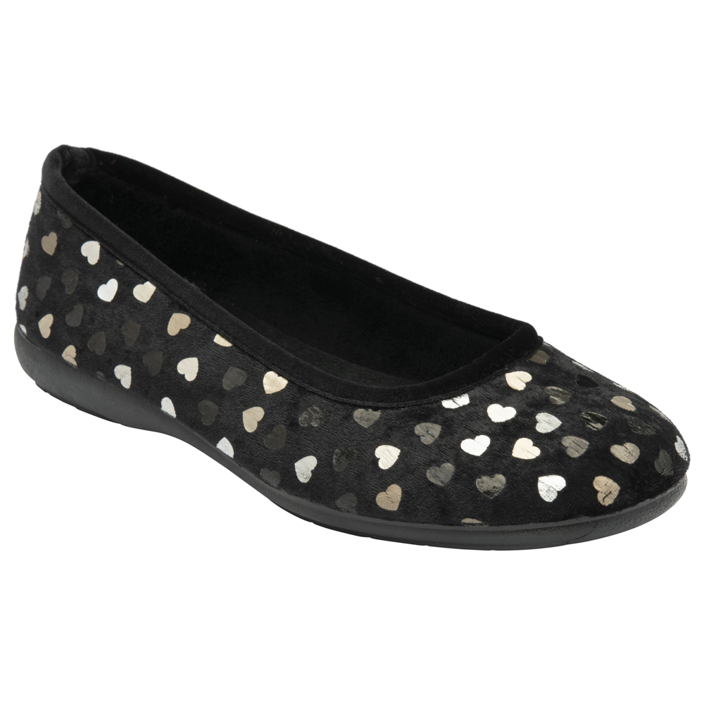 Lotus - Enriqueta - Black - Slippers – Gibbs Shoes