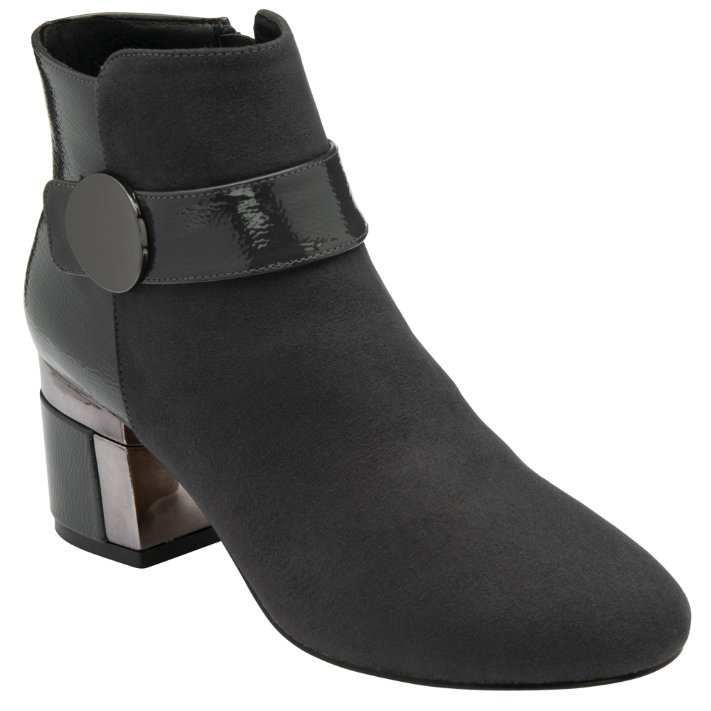 Lotus - Kirsty - Grey - Boots – Gibbs Shoes